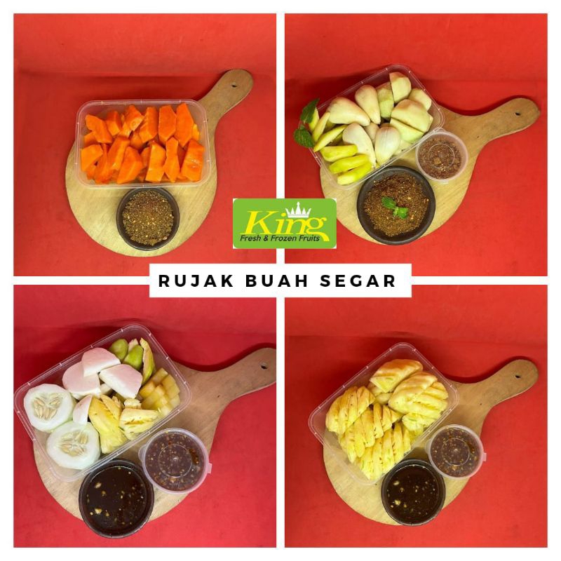 Jual Rujak buah, rujak buah segar 500 gram, rujak bangkok, rujak manis ...