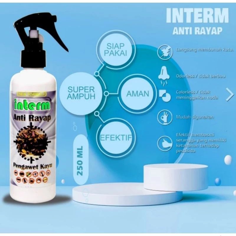 Jual interm Obat ampuh pembasmi rayap / anti rayap 250 ml dan 100 ml ...
