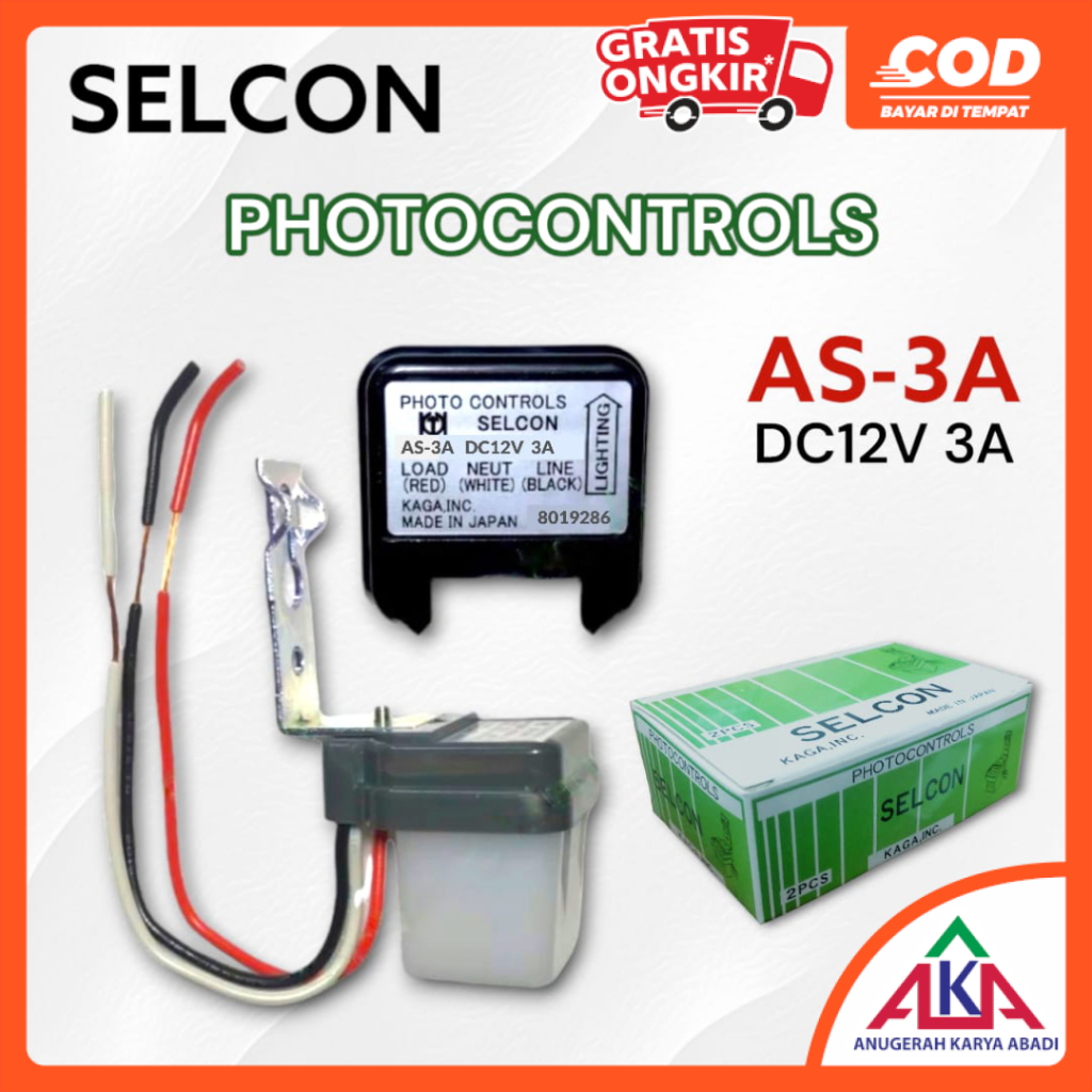 Jual SELCON Photocell / Fotosel / Photo Controls Saklar Switch Lampu ...