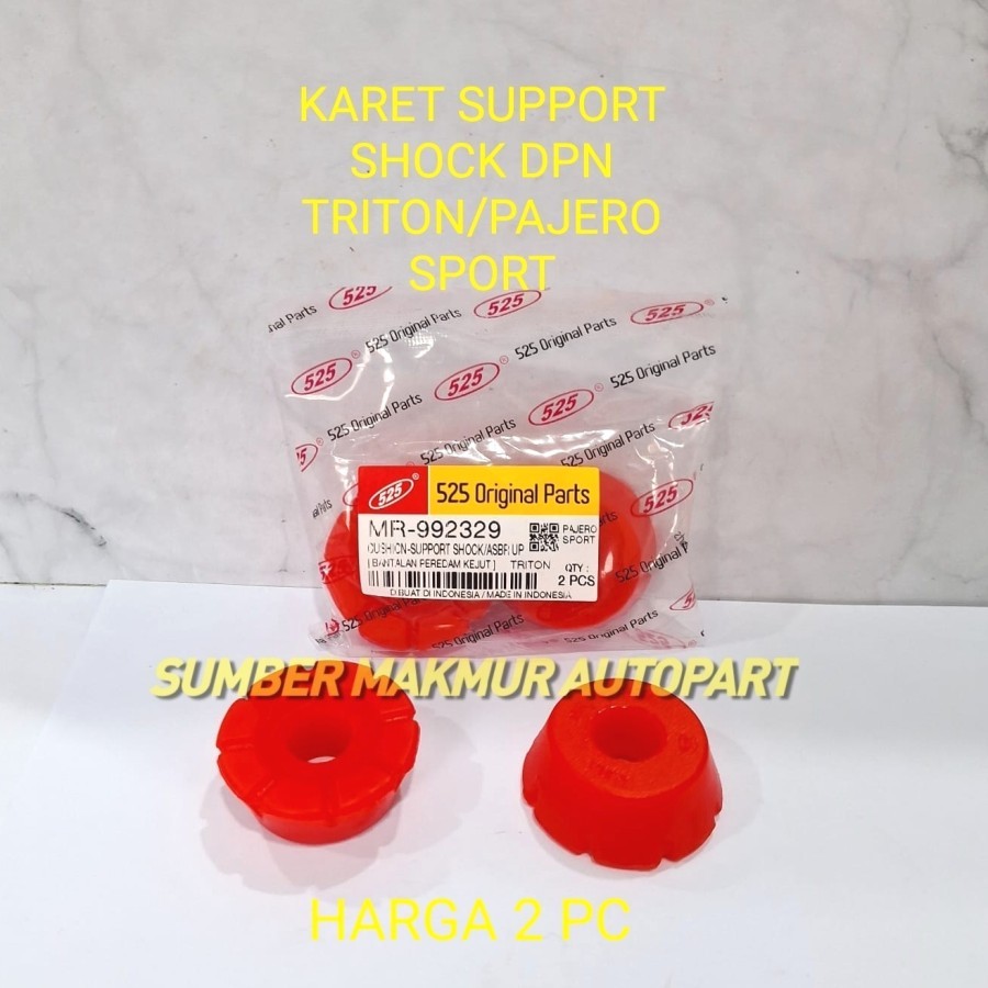 Jual KARET TATAKAN SUPPORT SHOCK DEPAN TRITON PAJERO SPORT MR992329/30 ...