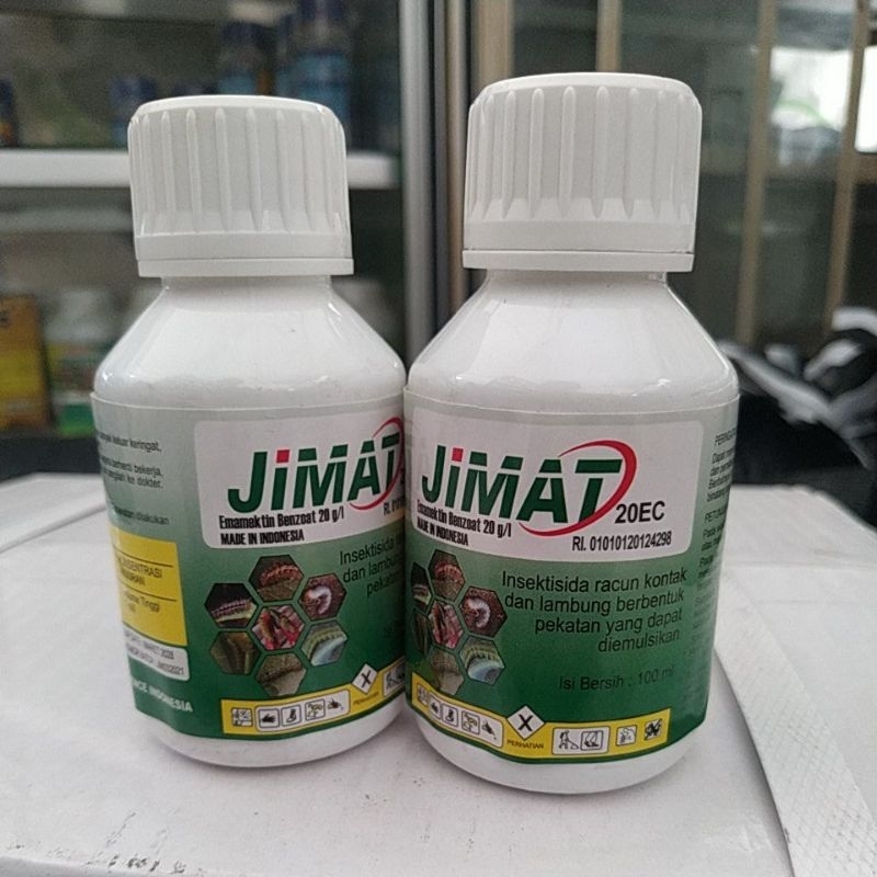 Jual insektisida JIMAT 20EC (100ml) racun pembasmi ulat jimat 20ec ...