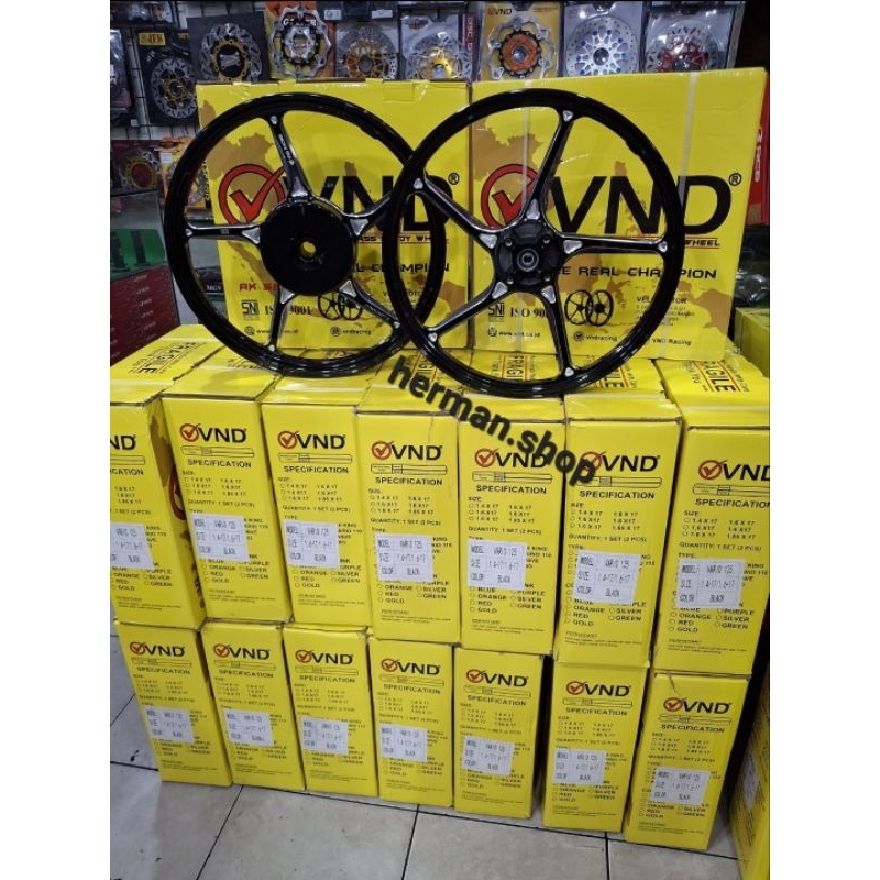 Jual VELG VND VARIO 125 / VARIO 150 / BEAT / SCOOPY / GENIO / VARIO ...