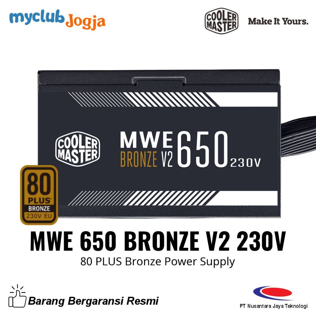 Jual PSU 650 Watt | 80 Plus Bronze | Cooler Master MWE 650 BRONZE V2 ...