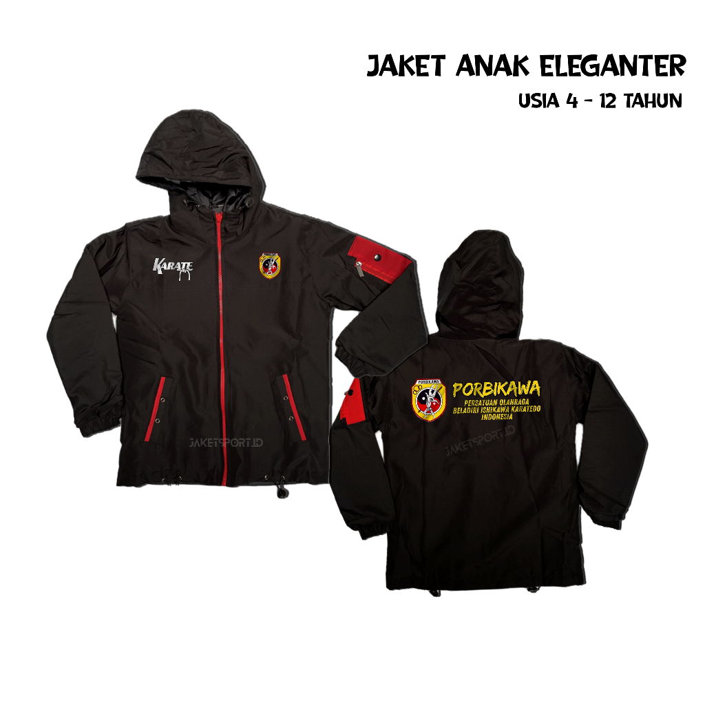 Jual jaket anak small porbikawa Persatuan Olahraga Beladiri Ishikawa ...