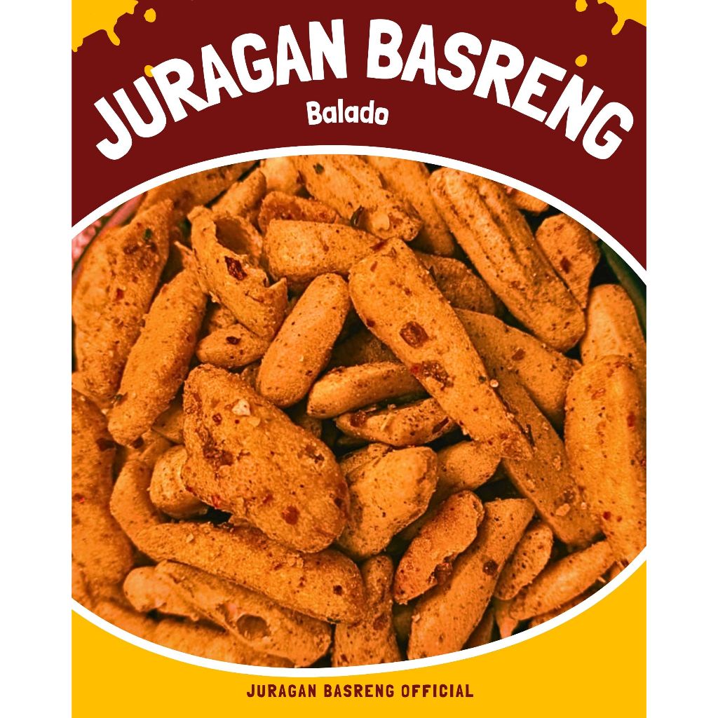 Jual Basreng Rasa Balado kemasan 1 kg | Shopee Indonesia