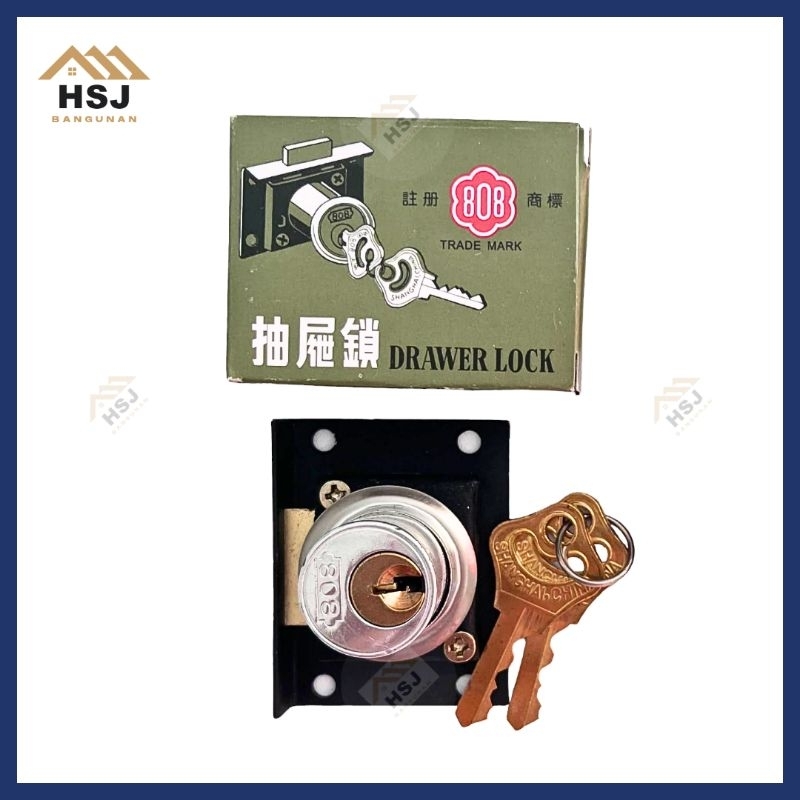 Jual [GROSIR] Kunci Laci Kunci Lemari 808 Drawer Lock 808 Besar ...