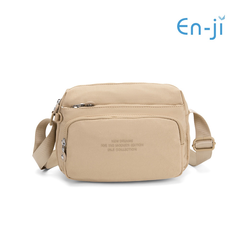 Jual En-ji Nalbi Slingbag - Khaki | Shopee Indonesia
