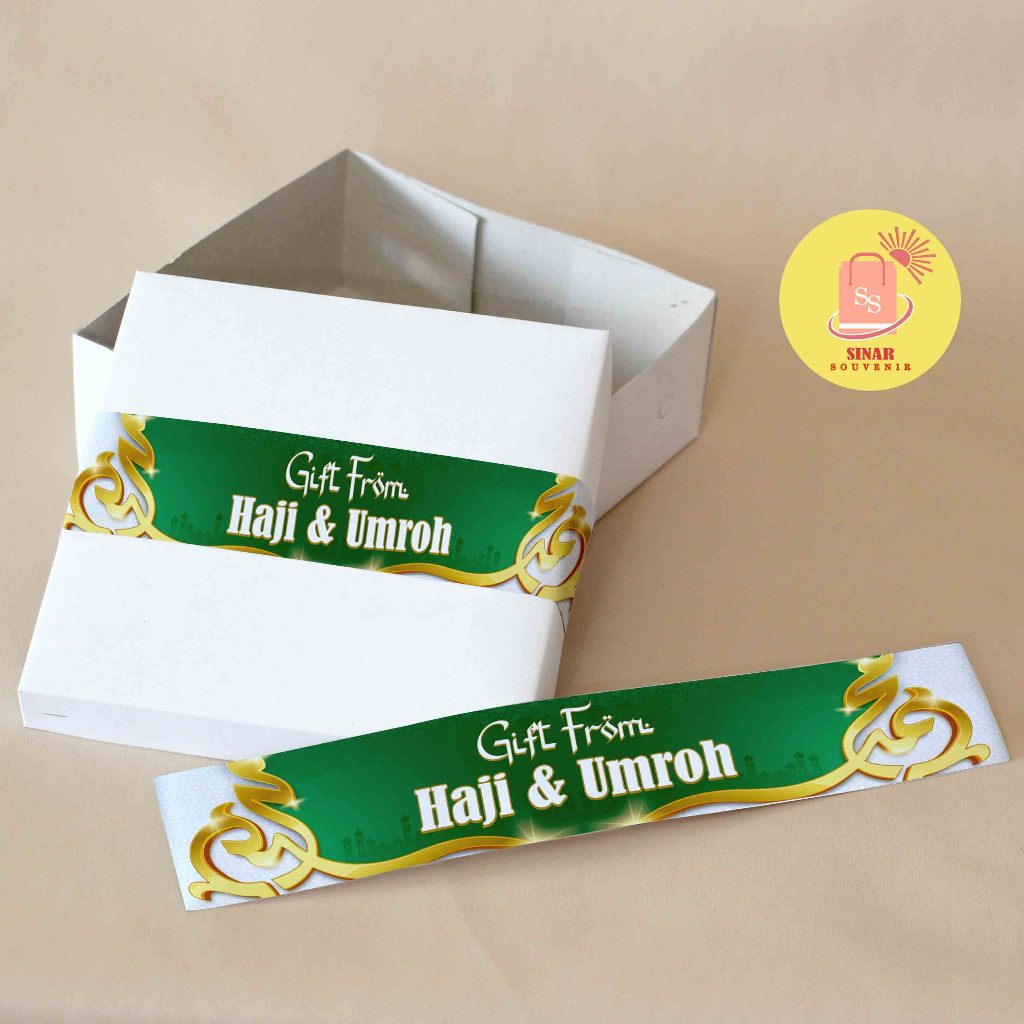 Jual Stiker Oleh Oleh Haji dan Umroh Custom Nama Free Design | Shopee ...