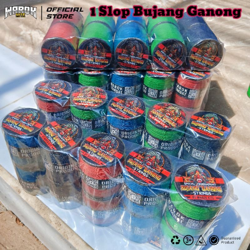 Jual (GROSIR 1SLOP) Gelasan Layangan Bujang Ganong Strings 1200yard 0 ...