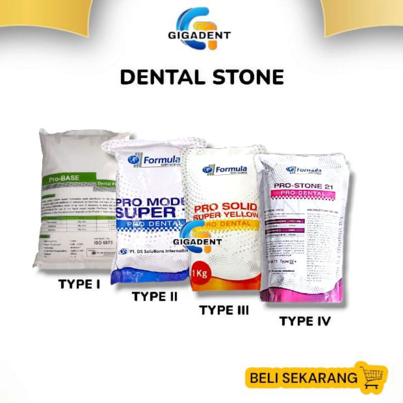 Jual DENTAL STONE GIPS MOLDANO | Shopee Indonesia