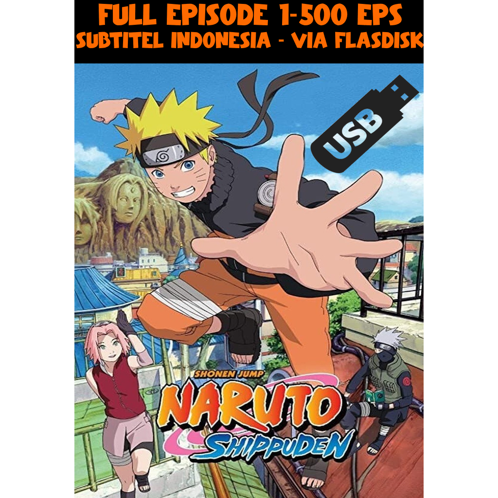 Jual Vidio anime film Naruto shippuden sub indonesia eps 1-500 via ...