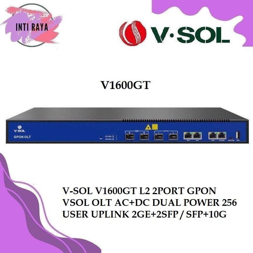 Jual VSOL V1600GT L2 2 PORT GPON V-SOL OLT | Shopee Indonesia