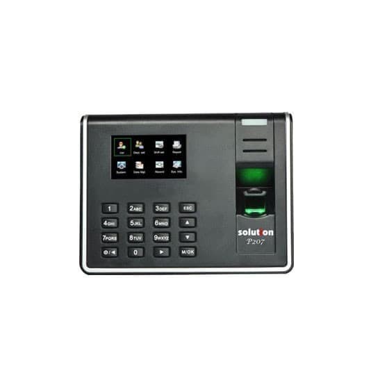 Jual Mesin Absensi Sidik Jari Fingerprint SOLUTION P207 | Shopee Indonesia