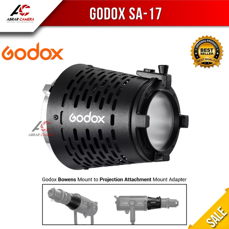 Jual Godox SA-17 Bowens Mount to Projection Attachment Mount Adapter Bowen SA17 | Shopee Indonesia