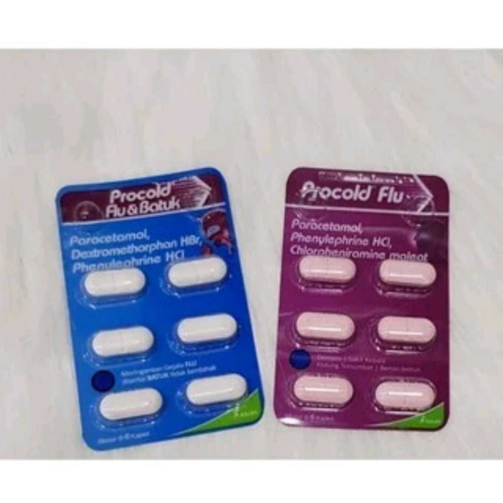Jual PROCOLD PER STRIP ISI 6 TABLET | Shopee Indonesia