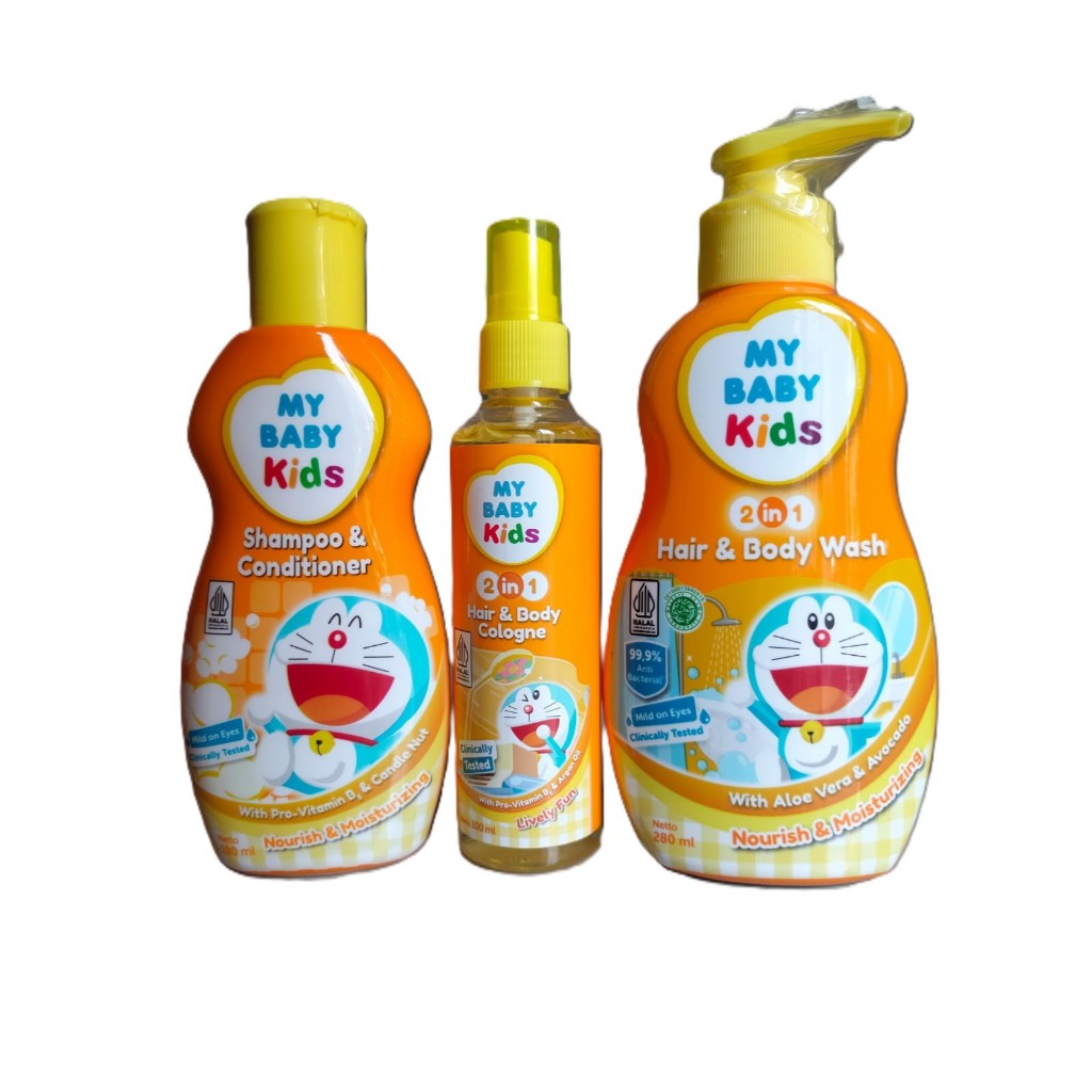 Jual Paket Perlengkapan Mandi Anak My Baby Kids Doraemon Series Sabun ...