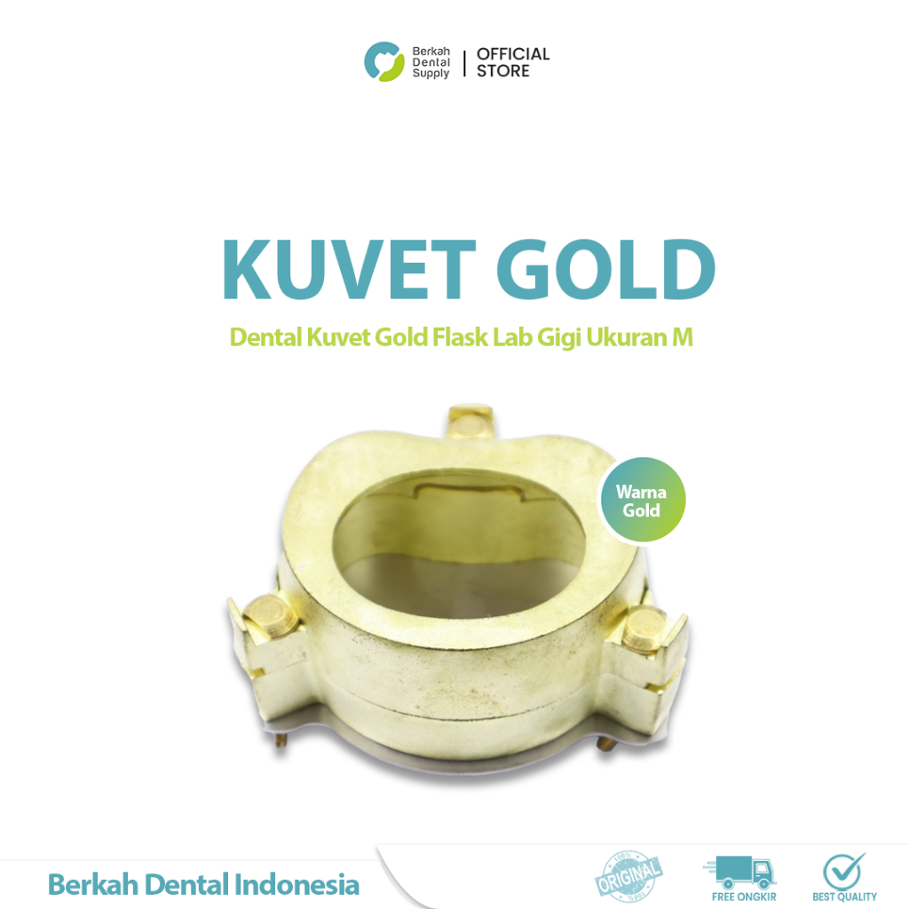 Jual Dental Kuvet Cuvet Gold Flask Lab Gigi | Shopee Indonesia