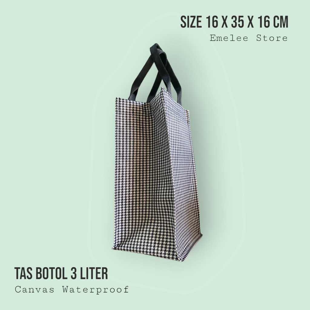 Jual Tas botol 16 x 16 x 35 cm 3 liter botol tali webbing tebal ...