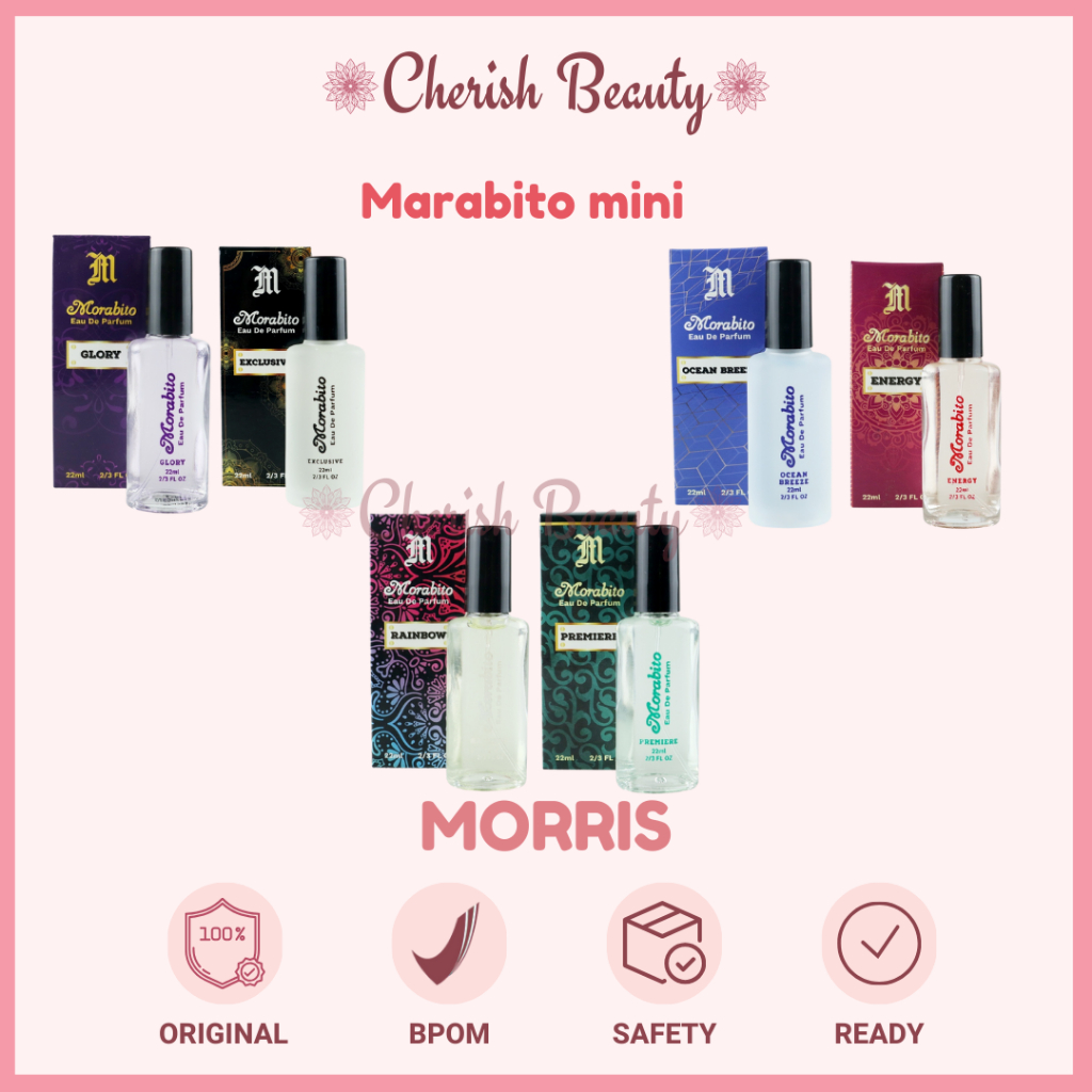 Jual CHERISH BEAUTY Morabito Mini Edition Parfum Pria Eau De Parfum 22ml BPOM ORIGINAL MORIS ...