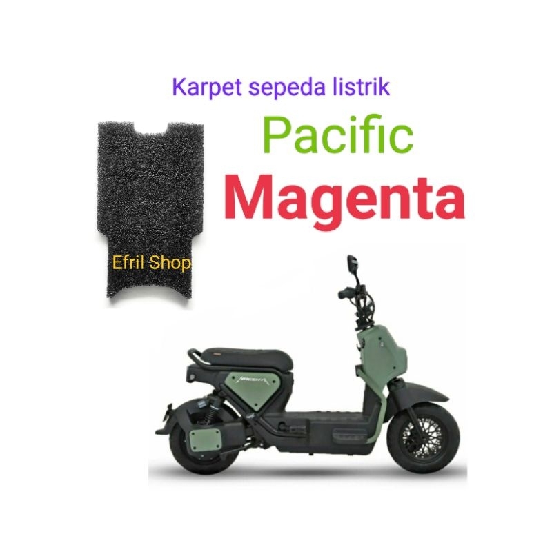 Jual ⭐⭐⭐⭐⭐ Karpet sepeda listrik Pacific Magenta | Shopee Indonesia
