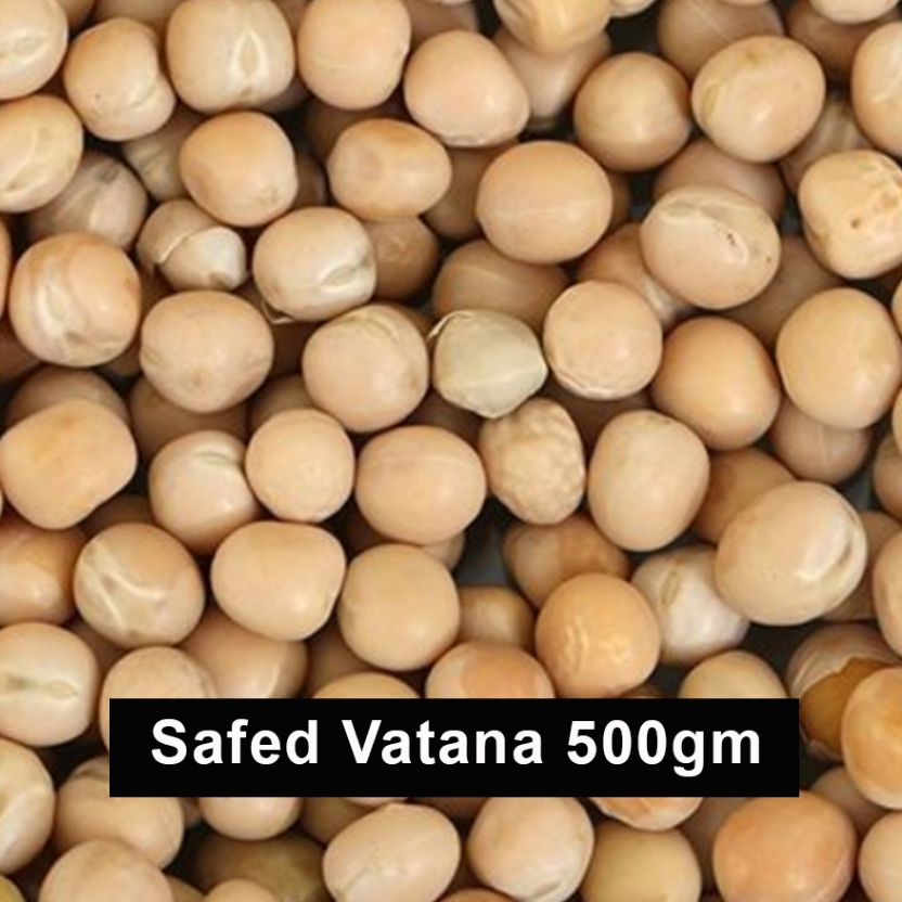 Jual PREMIUM WHITE VATANA 500G / Safed Vatana / Matar Putih / Sukha ...