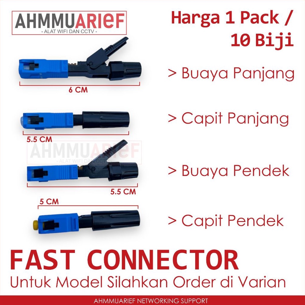 Jual Fast Connector Fast Con Fastcon Konektor Fiber Optik Bukan SOC ...