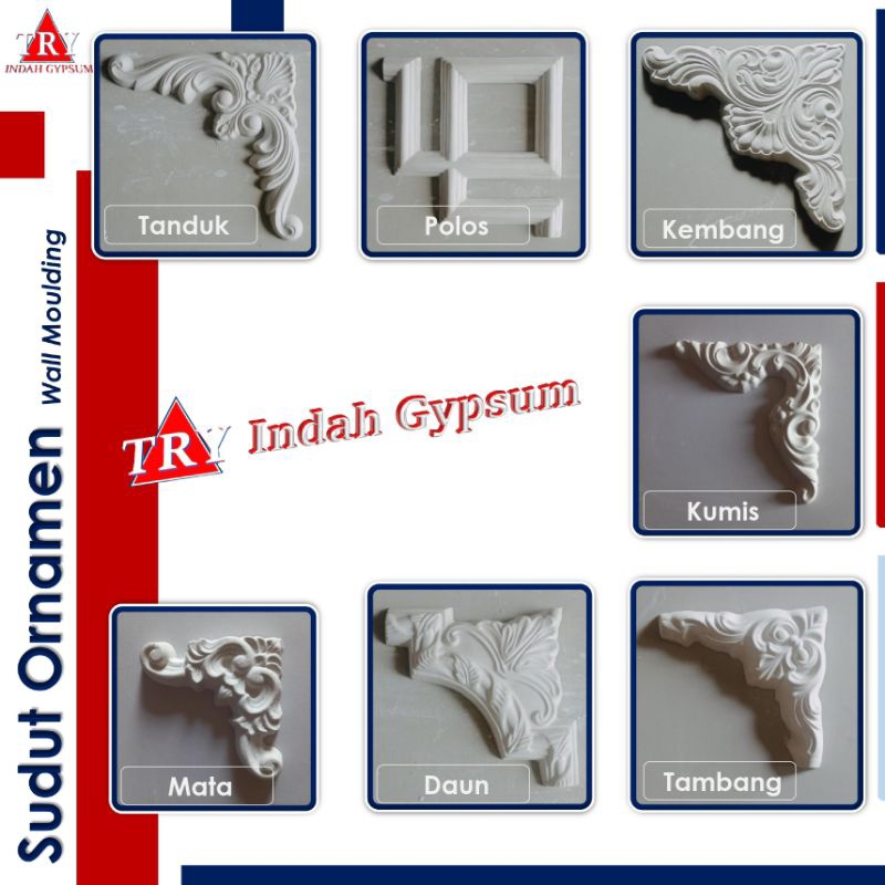 Jual Sudut Ornamen Gypsum WALL MOULDING - TRY Indah Original | Shopee ...