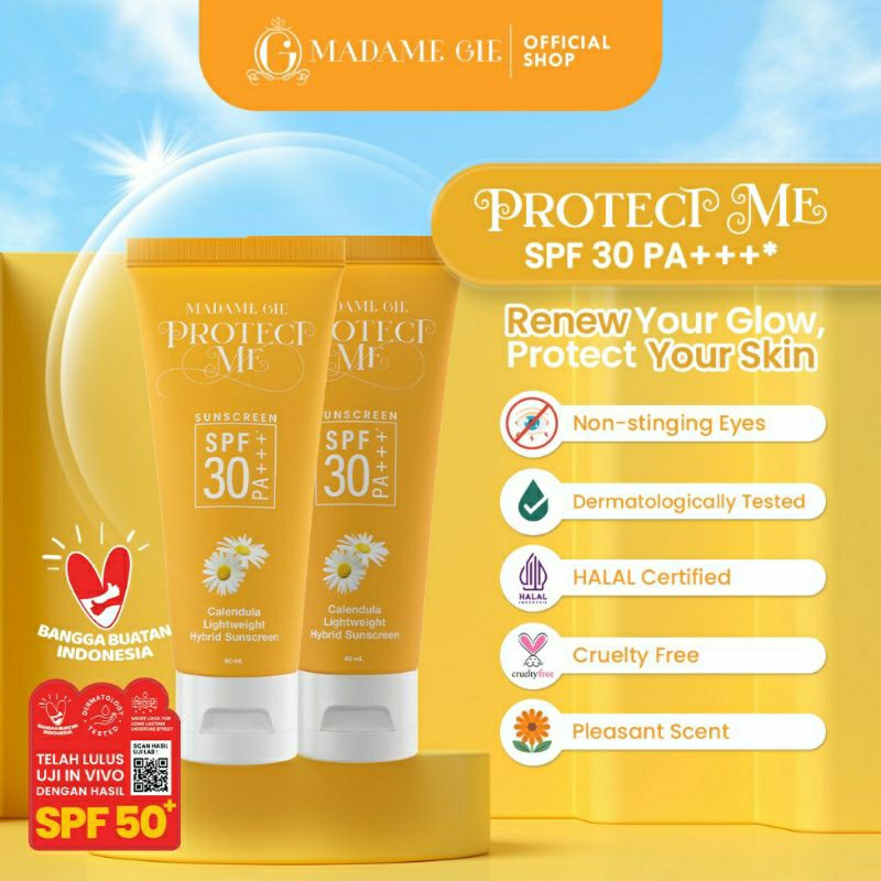 Jual Madame Protect Me SPF 30 PA +++ Sunscreen 60ml spf 50 | Shopee Indonesia
