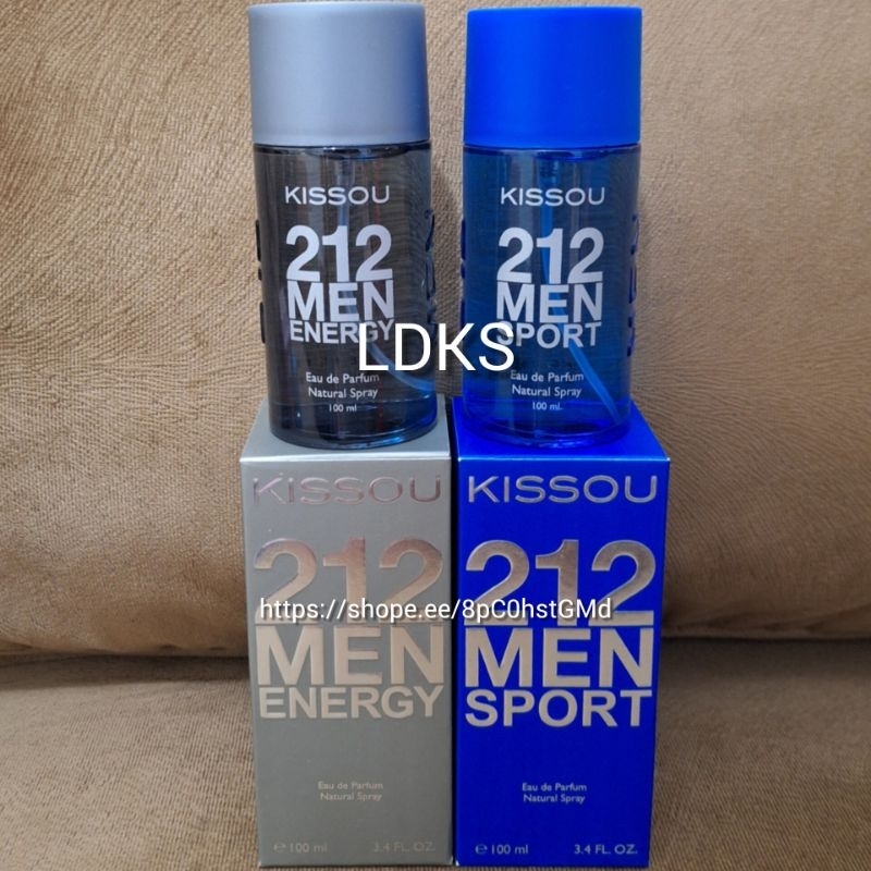Jual Kissou for Men Parfum 100ml - Energy / Sport | Shopee Indonesia