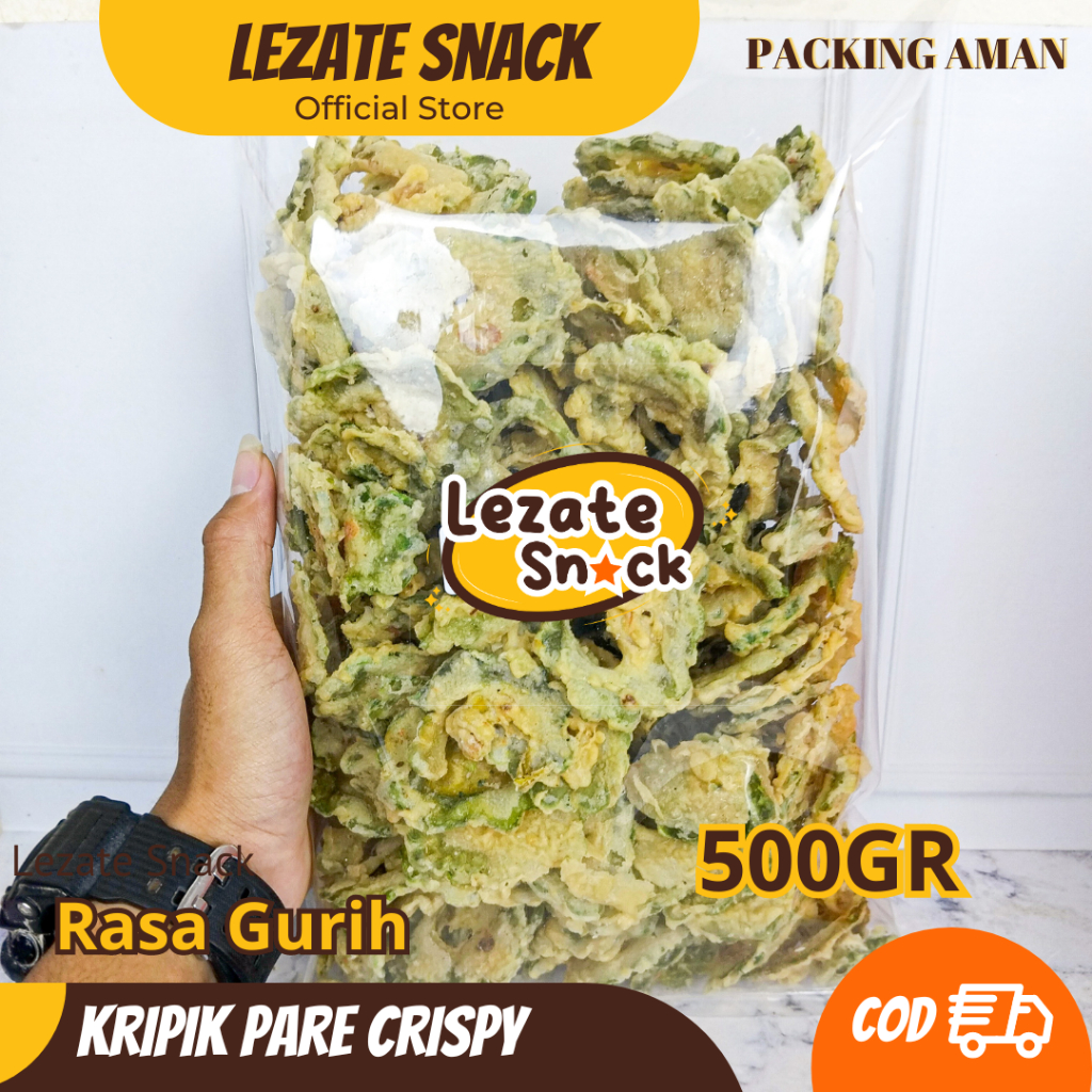 Jual Sedap Snack - Kripik Pare Krispi 500gr Kiloan Renyah Gurih Murah ...