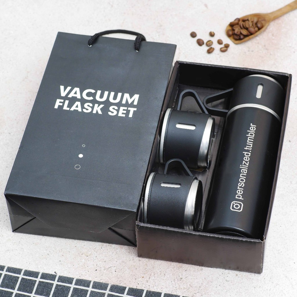 Jual Tumbler Custom Premium set sultan Grafir silver, Cetak Berwarna ...