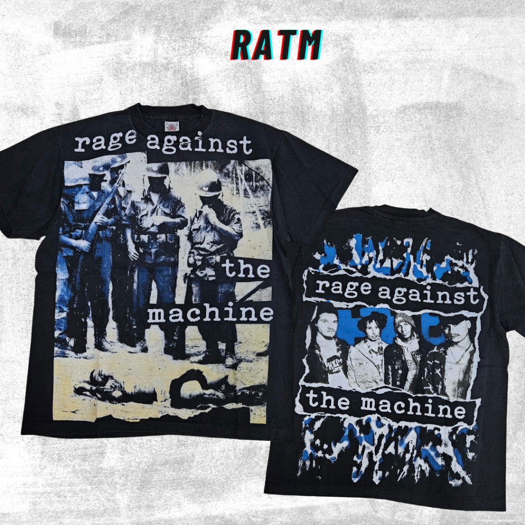 Jual Tshirt Band RATM Tag Ressurreccion Bootleg Thailand | Shopee Indonesia