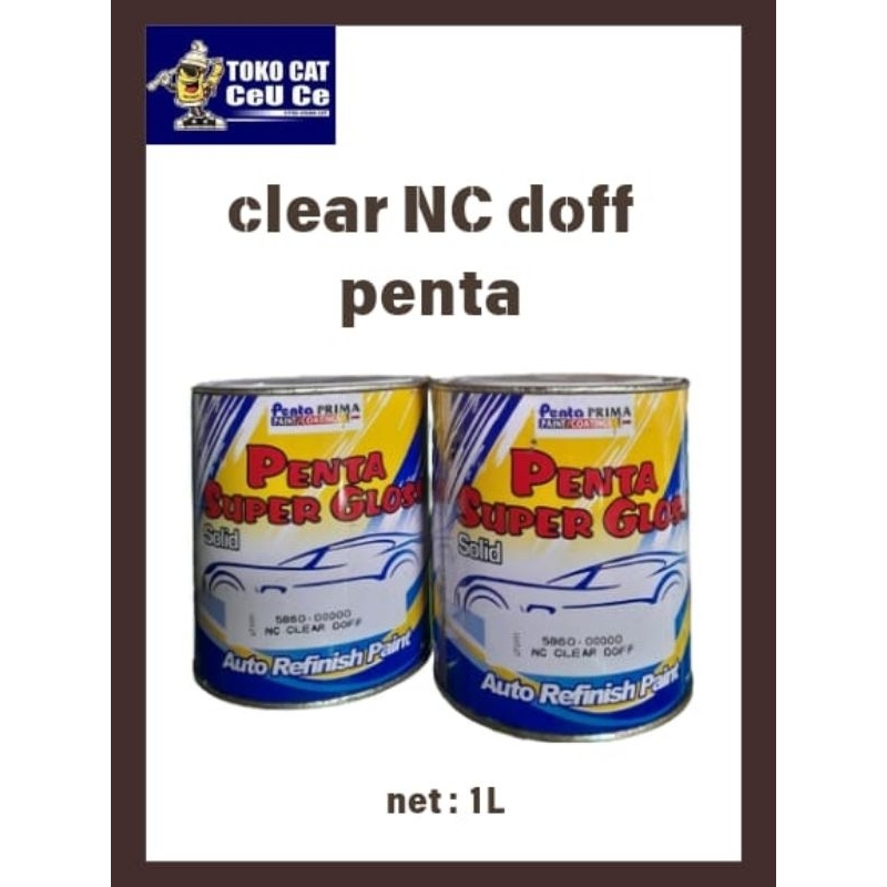 Jual CLEAR NC DOFF PENTA 1KG | PENTA GLOSS | Shopee Indonesia