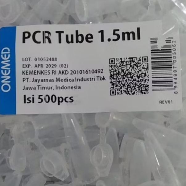 Jual PCR Tube 1.5ml Onemed isi 500pcs , PCR 1,5ml , Tabung Eppendorf ...