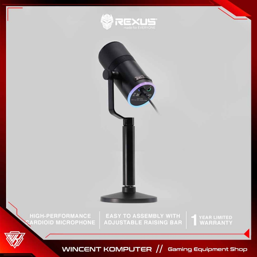 Jual Rexus Microphone Snare CM10 Black / RM-CM01 | Shopee Indonesia