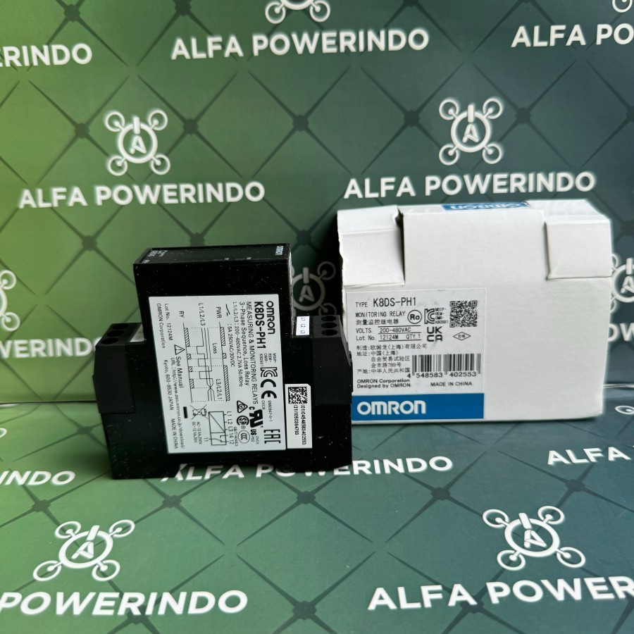 Jual Monitoring Relay K8DS-PH1 Omron Kontrol Phase Relay | Shopee Indonesia