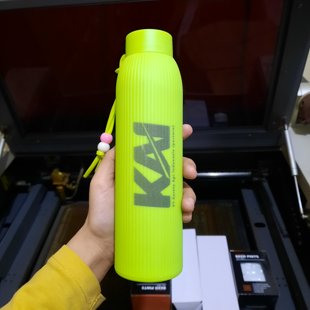 Jual Botol Minum GRAFIR Tali Botol Minum Kaca Lapis Karet Motif Lucu ...