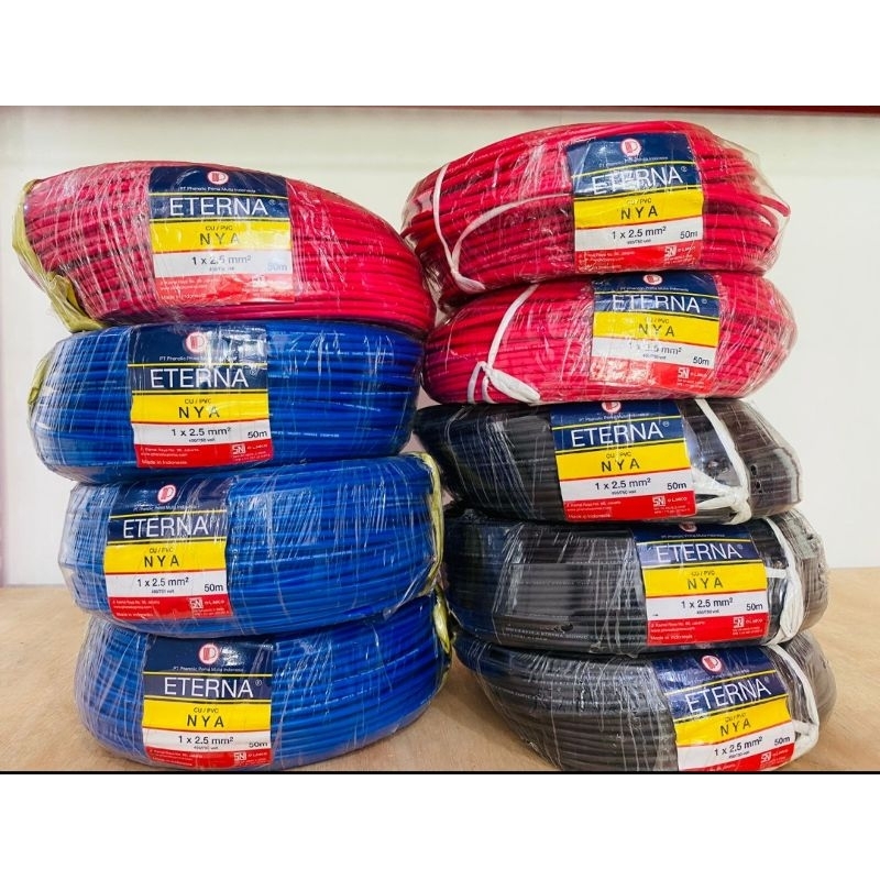 Jual Kabel Eterna NYA 1,5mm harga permeter | Shopee Indonesia