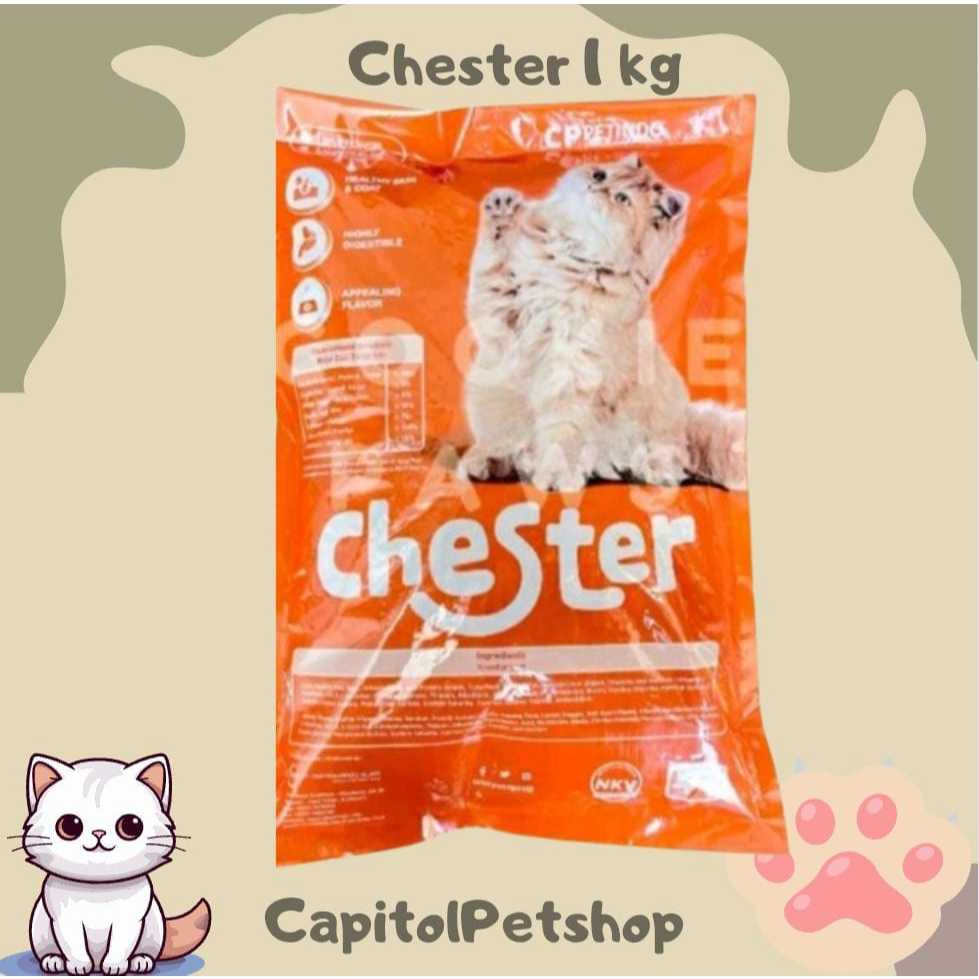 Jual CHESTER Tuna Flavor makanan kucing REPACK | Shopee Indonesia
