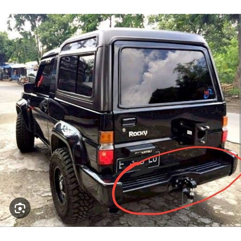 Jual bemper bumper belakang daihatsu taft rocky independent original ...