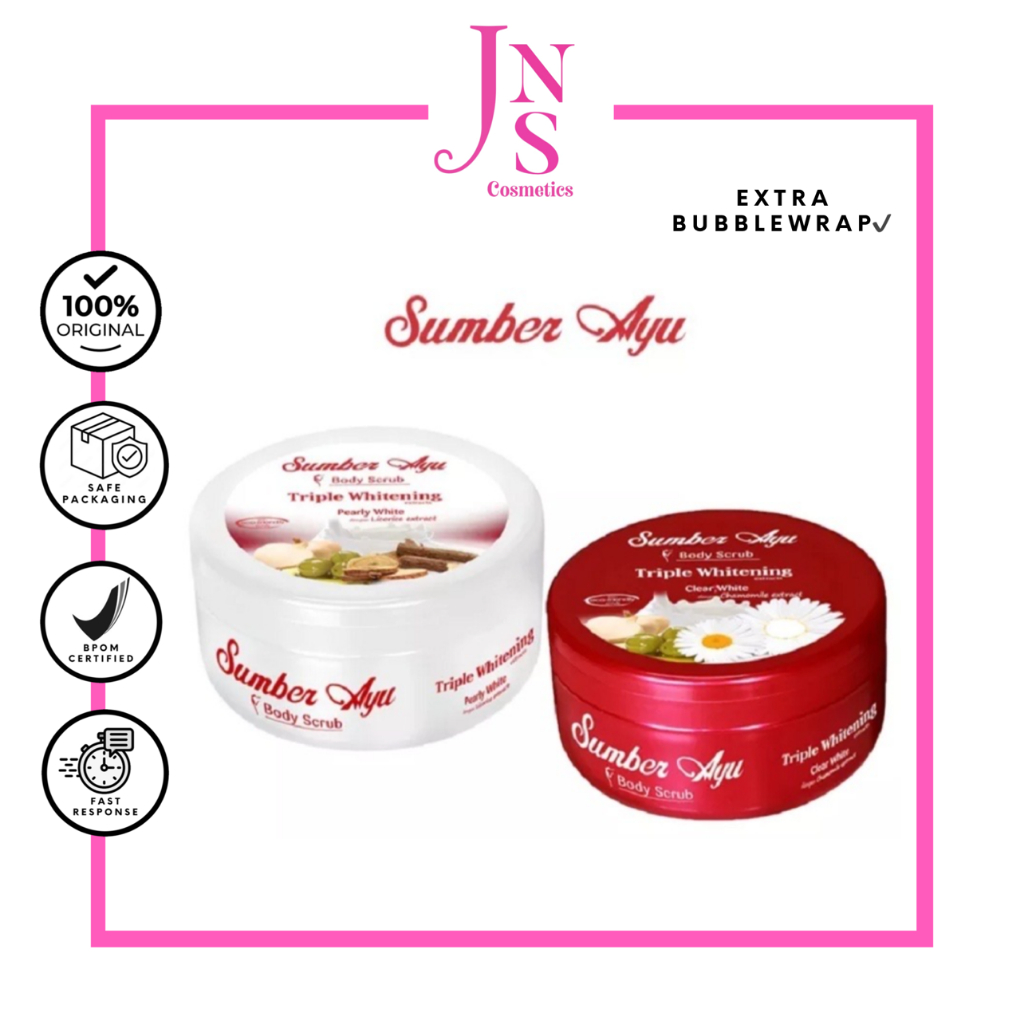 Jual 𝗝𝗡𝗦 𝗖𝗢𝗦𝗠𝗘𝗧𝗜𝗖𝗦 - Sumber Ayu Body Scrub Triple Whitening / Scrub ...