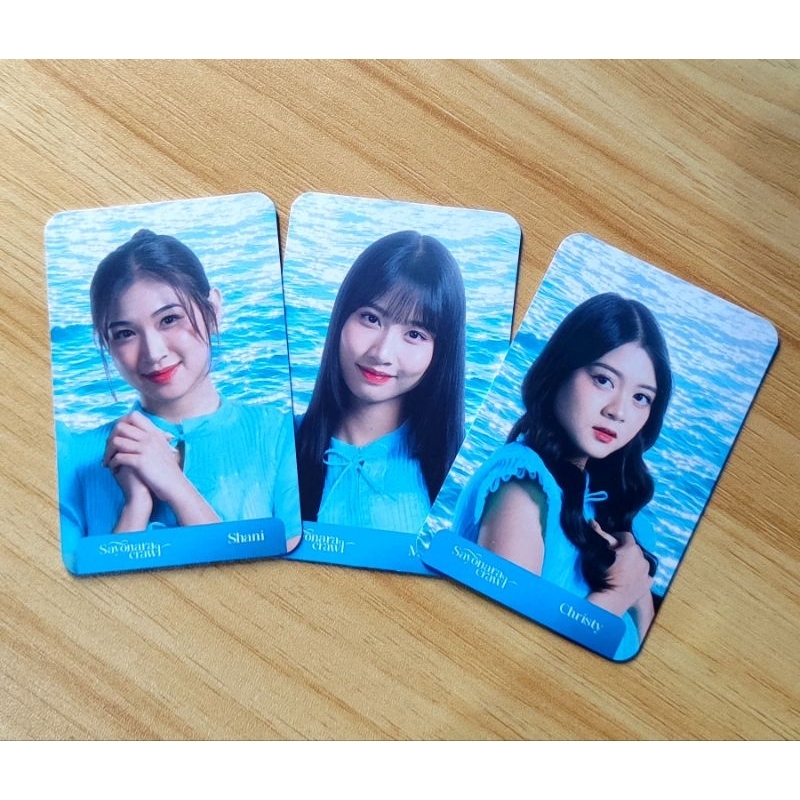 Jual photocard JKT48 sayonara crawl official. Christy Muthe Shani Di ...