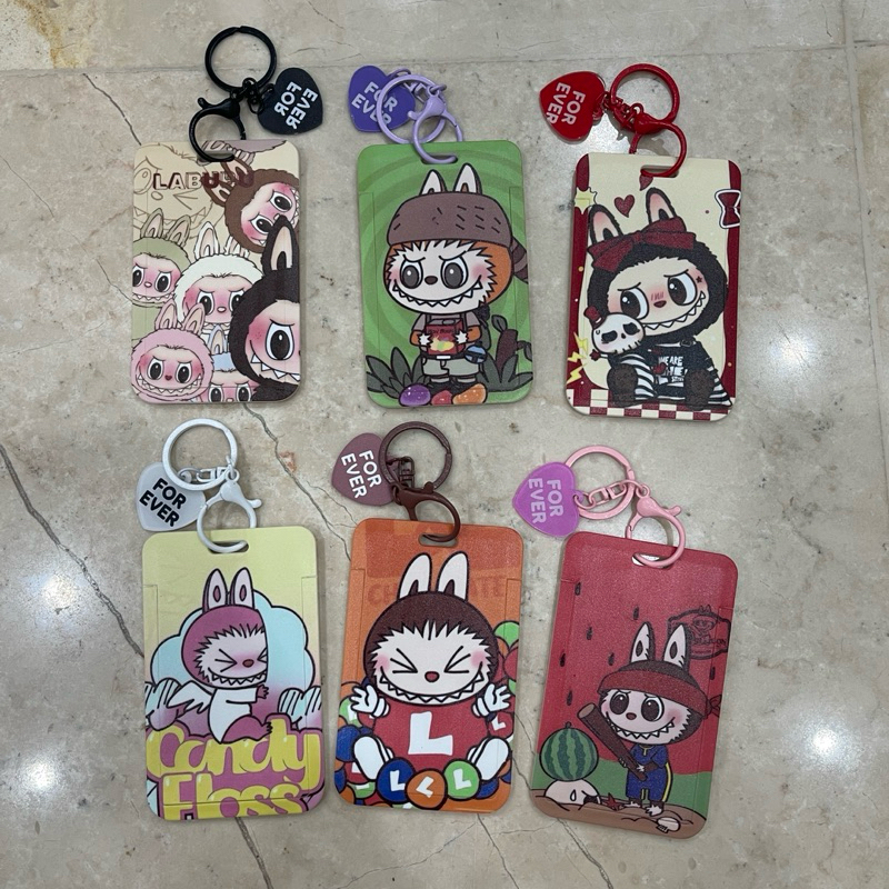 Jual KUMA STORE ID Card Holder / Name Tag /Lanyard Labubu / Gantungan ...