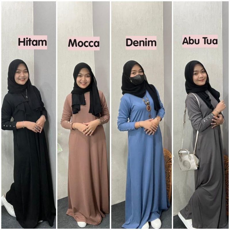 Jual *SERIN DRESS BASIC* model dress kekinian dengan model simpel tapi ...
