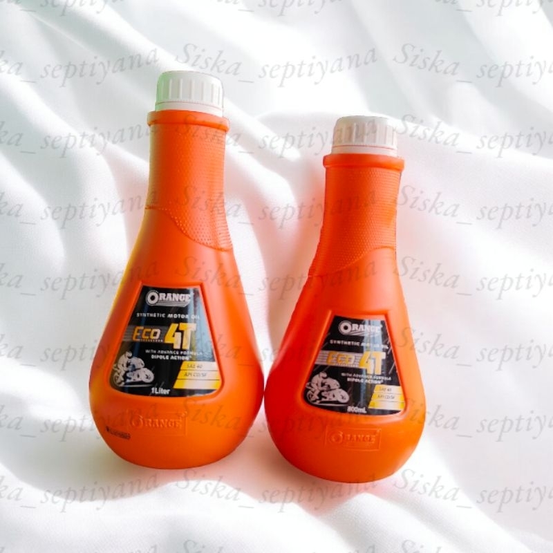 Jual Oli Oil Pelumas Mesin 4Tak 4 Tak Orange 0,8ml 800 ml 1Liter 1L 1 ...