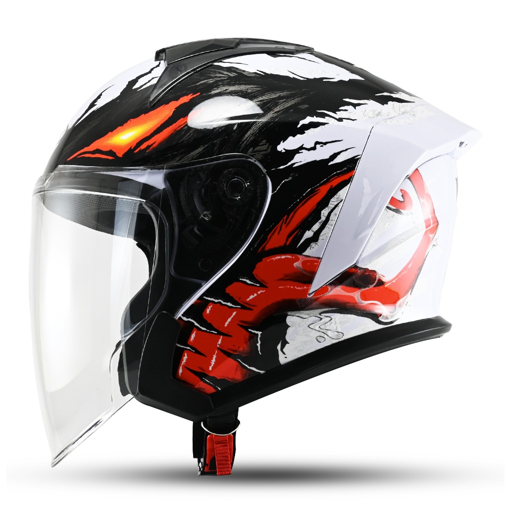 Jual Helm Half Face Rsix Eagle Motif SNI Terbaru | Shopee Indonesia