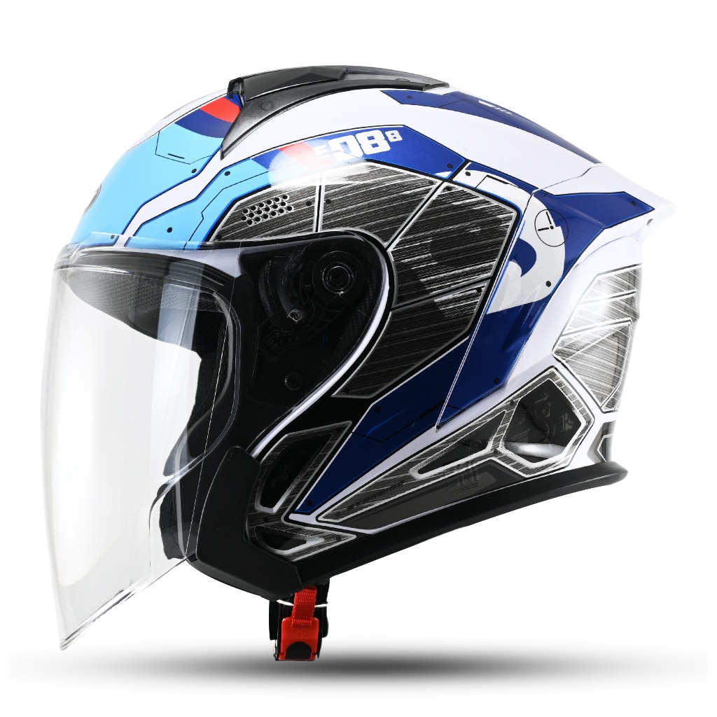 Jual Helm Half Face Rsix Eagle Motif Venom Premium SNI | Shopee Indonesia