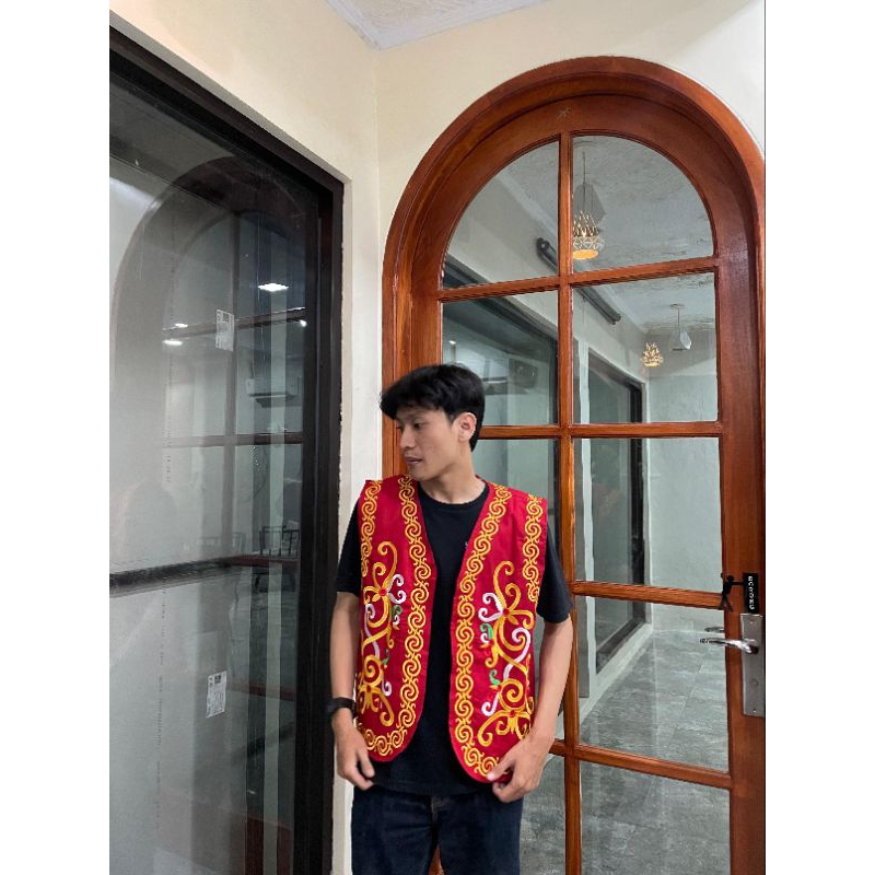 Jual ROMPI DAYAK KALIMANTAN (MOTIF BORDIR FULL) | Shopee Indonesia