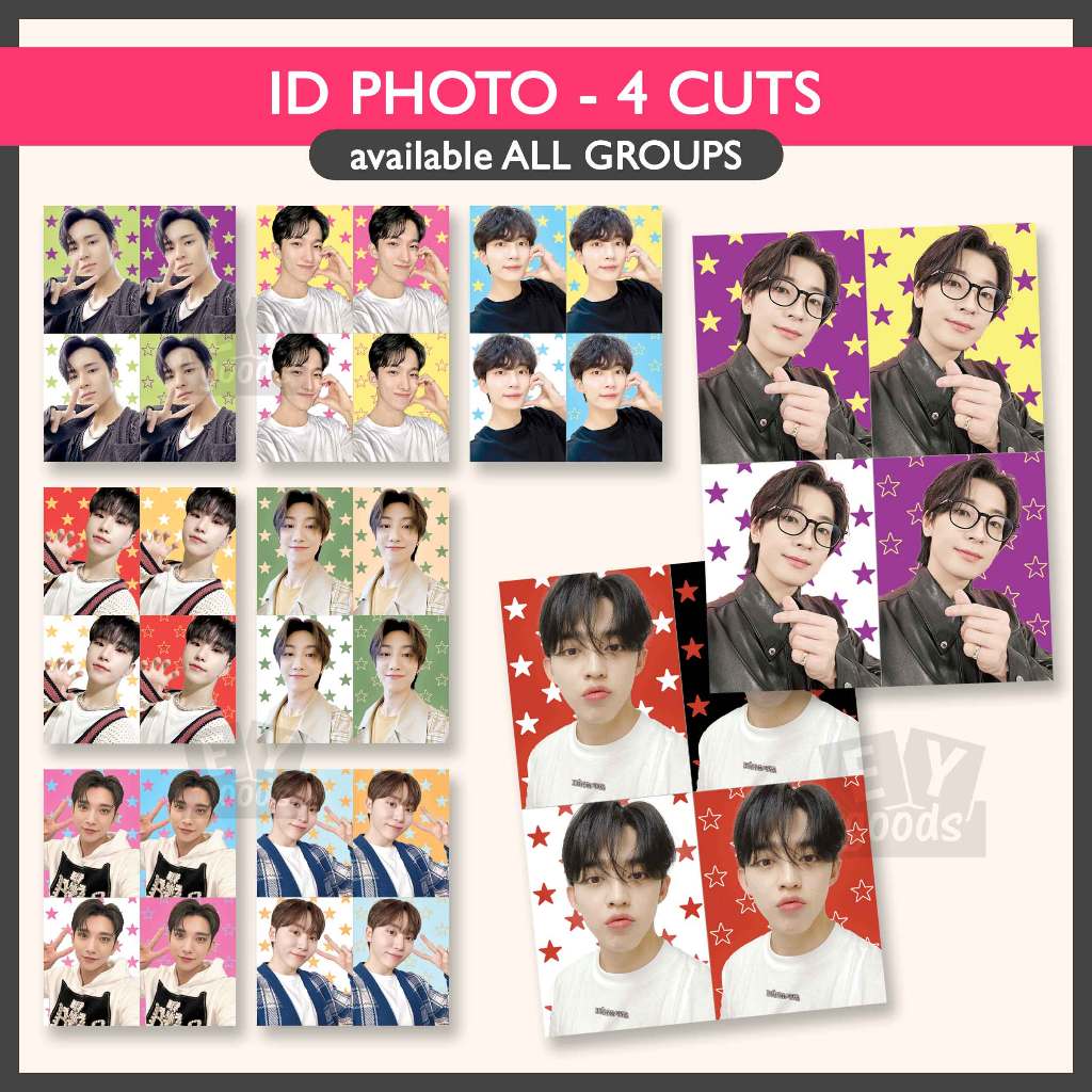 Jual ID PHOTO 4 Cuts - Seventeen Nct Enhypen Bts Exo Txt Stray Kids ...