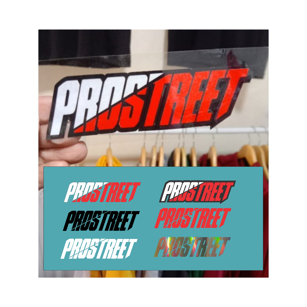 Jual stiker PROSTREET cutting stiker stiker anti air | Shopee Indonesia